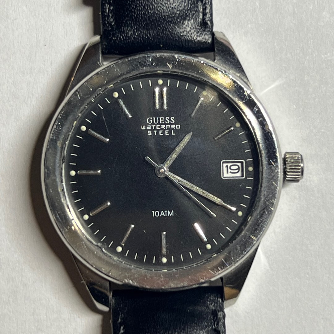 Guess WaterPro Steel - Quartz Watch, Men's Fashion, Watches ...