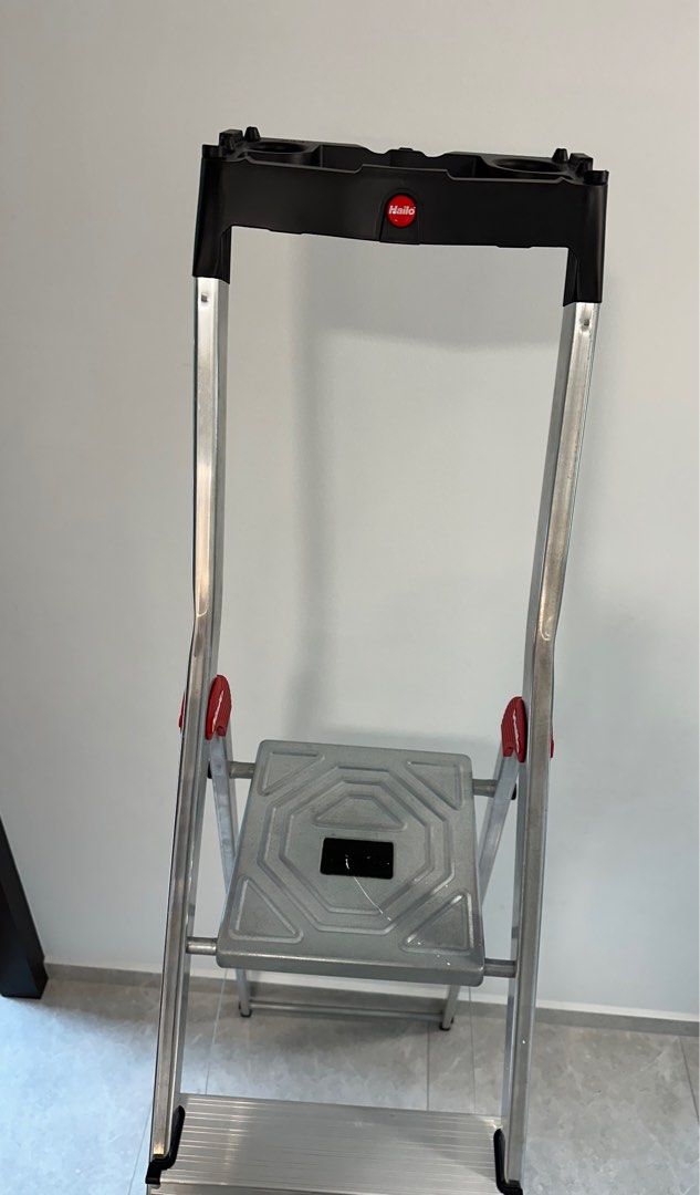 Hailo L60 Six steps aluminium ladder, Furniture & Home Living, Home ...