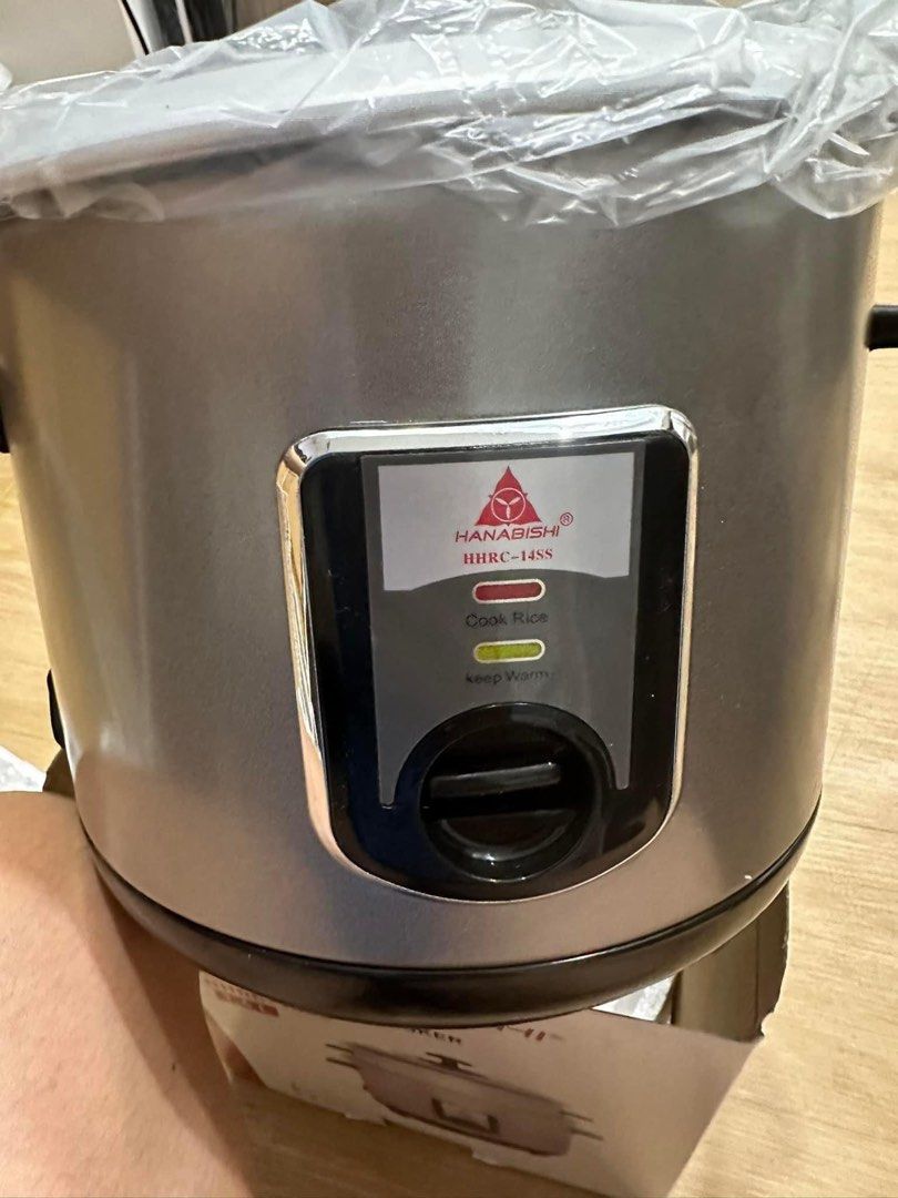 BRAND NEW Hanabishi Rice Cooker 8 cups, TV & Home Appliances, Kitchen ...