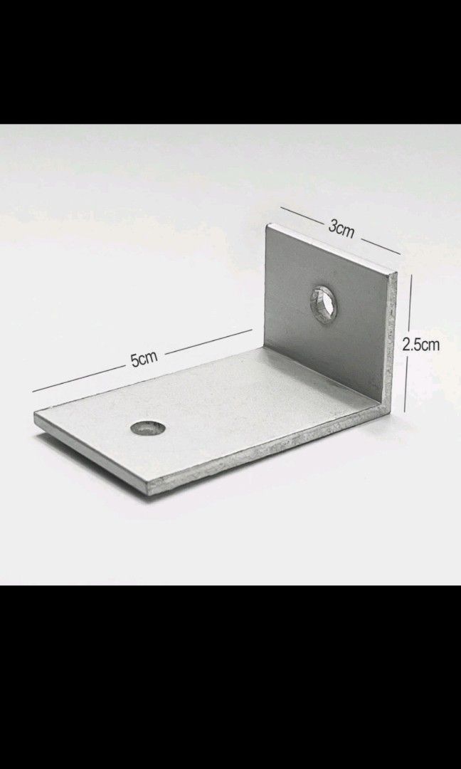 Hdb aluminum L shape window grille bracket on Carousell