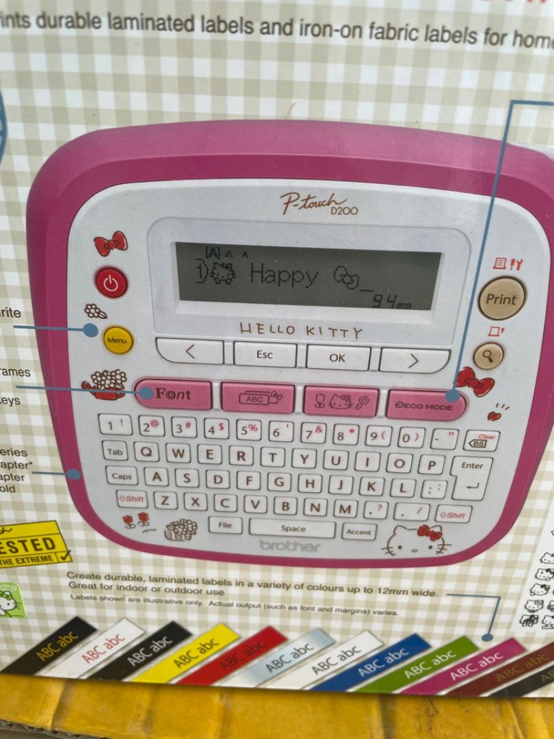 Hello kitty Brother Label, Hobbies & Toys, Stationery & Craft, Craft ...
