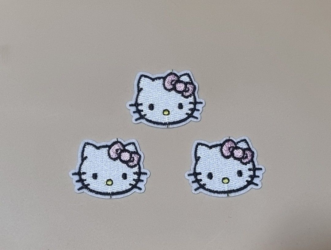 Hello Kitty Face Shape Iron On, Hobbies & Toys, Stationery & Craft ...