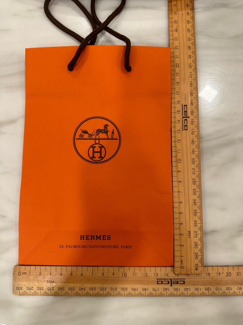 Hermes paper bags, Luxury, Bags & Wallets on Carousell