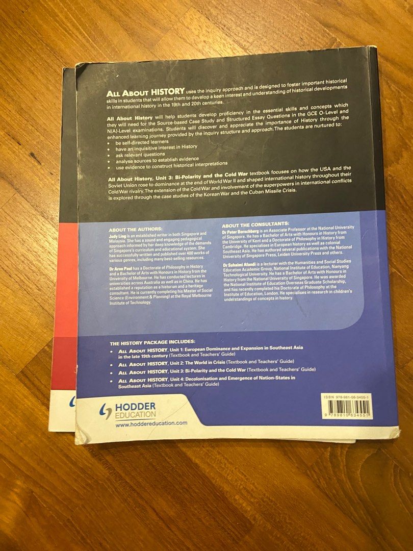 History textbook Unit 1 and 3, Hobbies & Toys, Books & Magazines ...