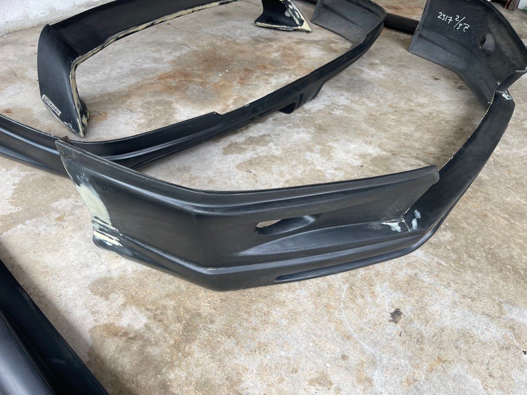 Honda civic fb mugen full skirting + spoiler, Auto Accessories on Carousell