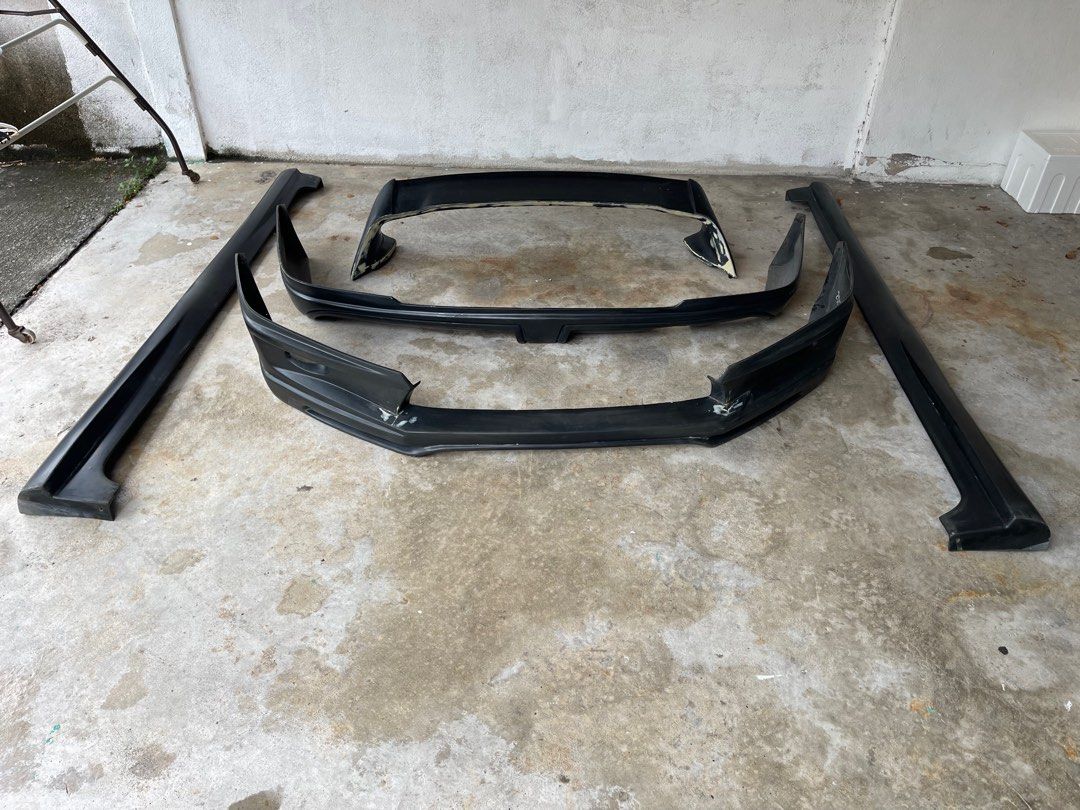 Honda civic fb mugen full skirting + spoiler, Auto Accessories on Carousell