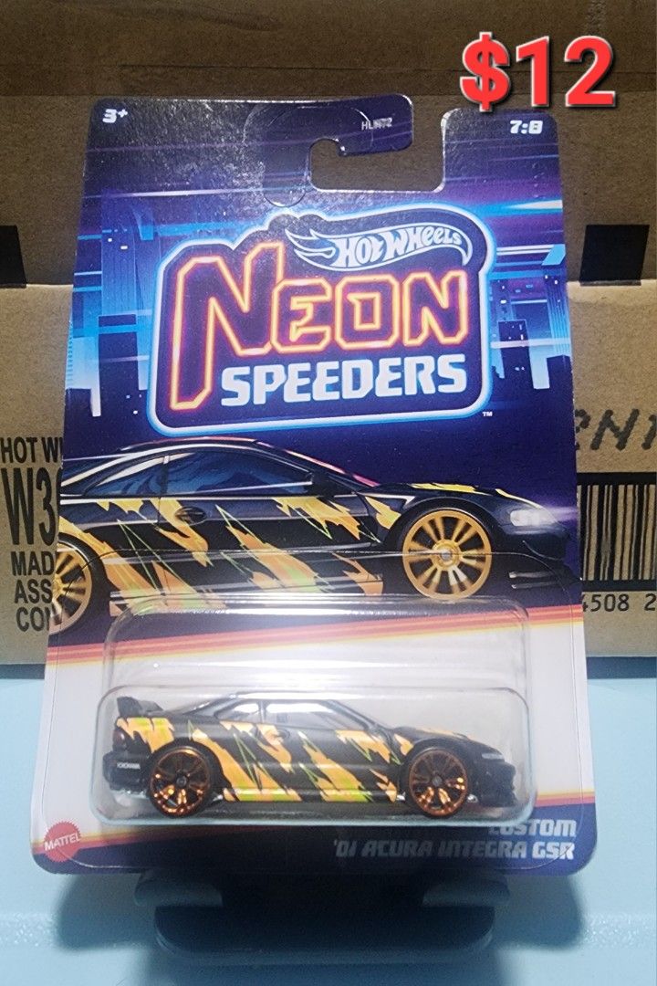 Hot Wheels Custom 01 Acura Integra GSR Neon Speeder, Hobbies & Toys ...