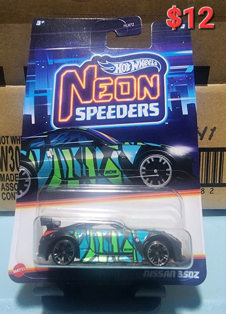 Hot Wheels Nissan 350Z Neon Speeder, Hobbies & Toys, Toys & Games on ...