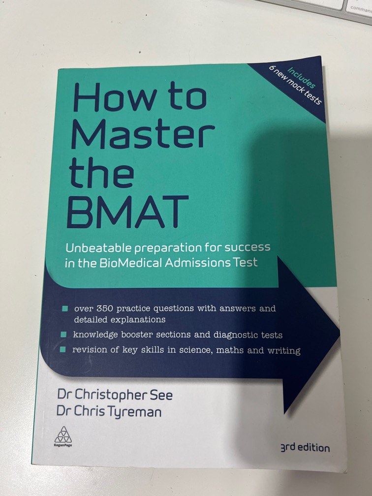 How to master the BMAT, medical medicine school book, Hobbies & Toys ...