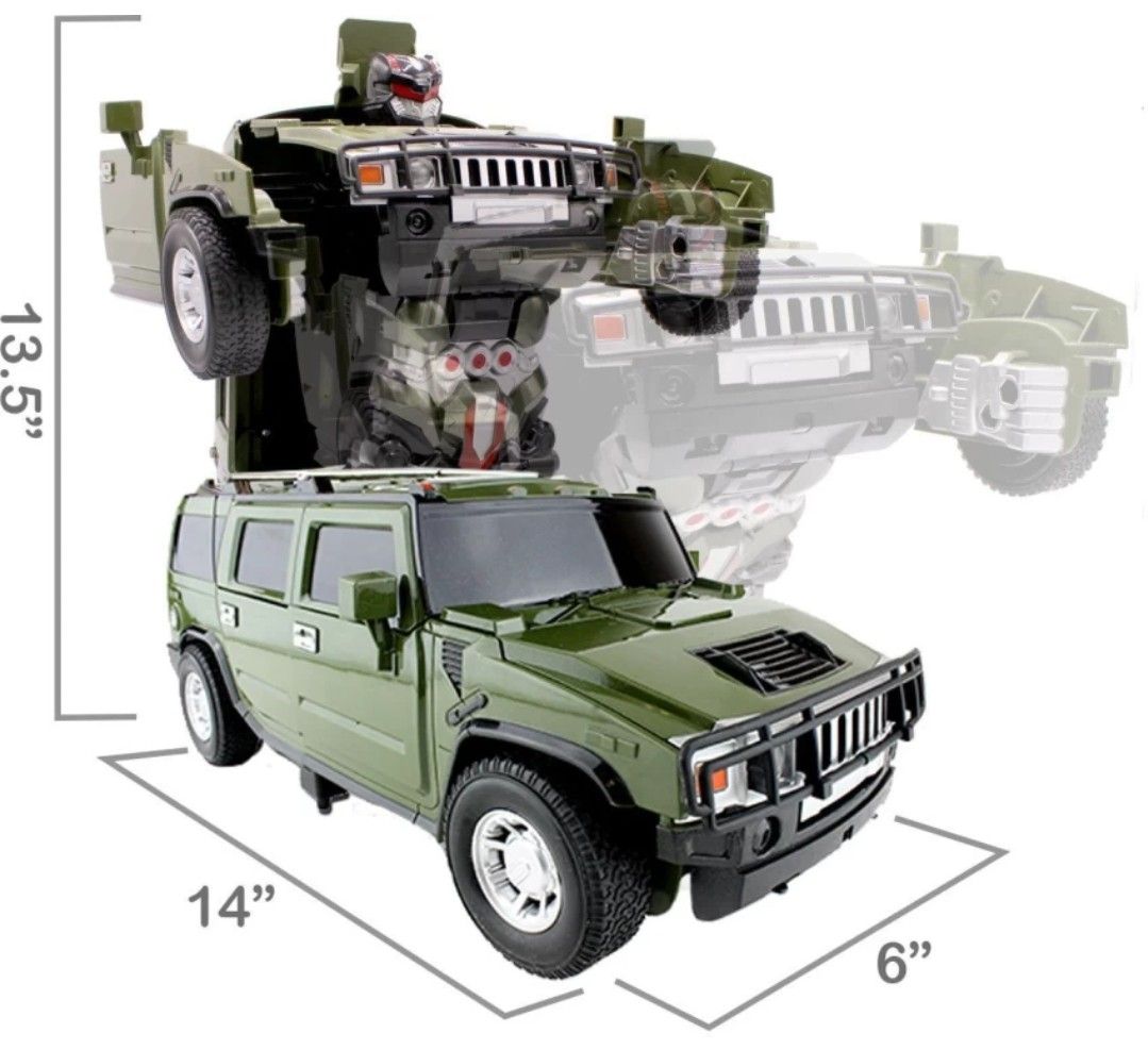 Hummer Transformer Car Toy 1:14, Hobbies & Toys, Toys & Games on Carousell