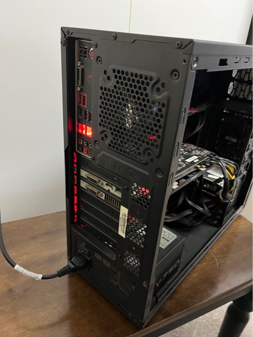 I7 CHEAPEST RGB GAMING PC DESKTOP CPU 6700 GTX 970 8GB RAM 256GB SSD ...