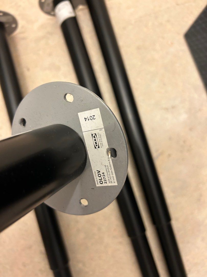 Ikea limmnon table and 4 x olov table legs (adjustable), Furniture ...
