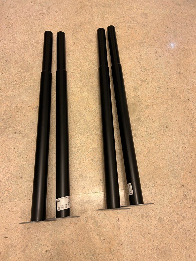 Ikea limmnon table and 4 x olov table legs (adjustable), Furniture ...