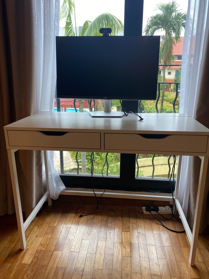 IKEA Study Table (Alex Series), Furniture & Home Living, Furniture ...