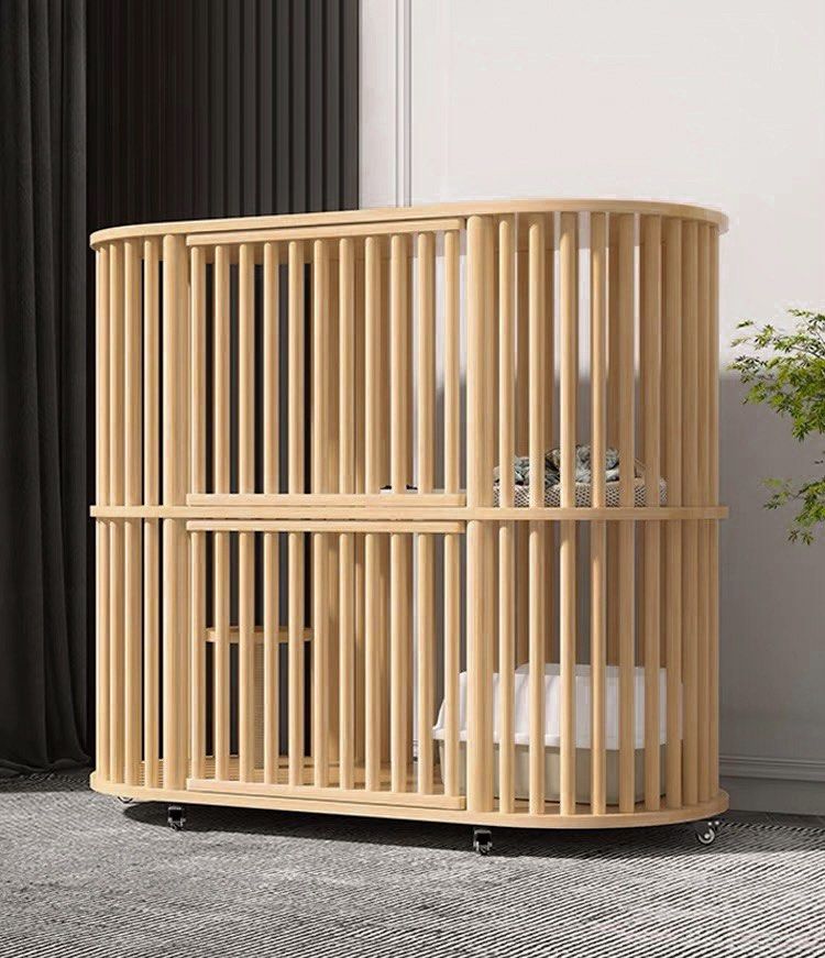 INS - JPN Shaker Mobile Cat Cage Twin Level Cat Villa Pet Cage, Pet ...