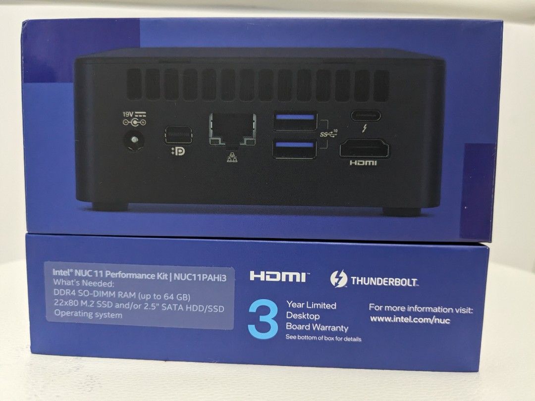 Intel NUC i3 with thunderbolt with free utp cable! (19units available ...