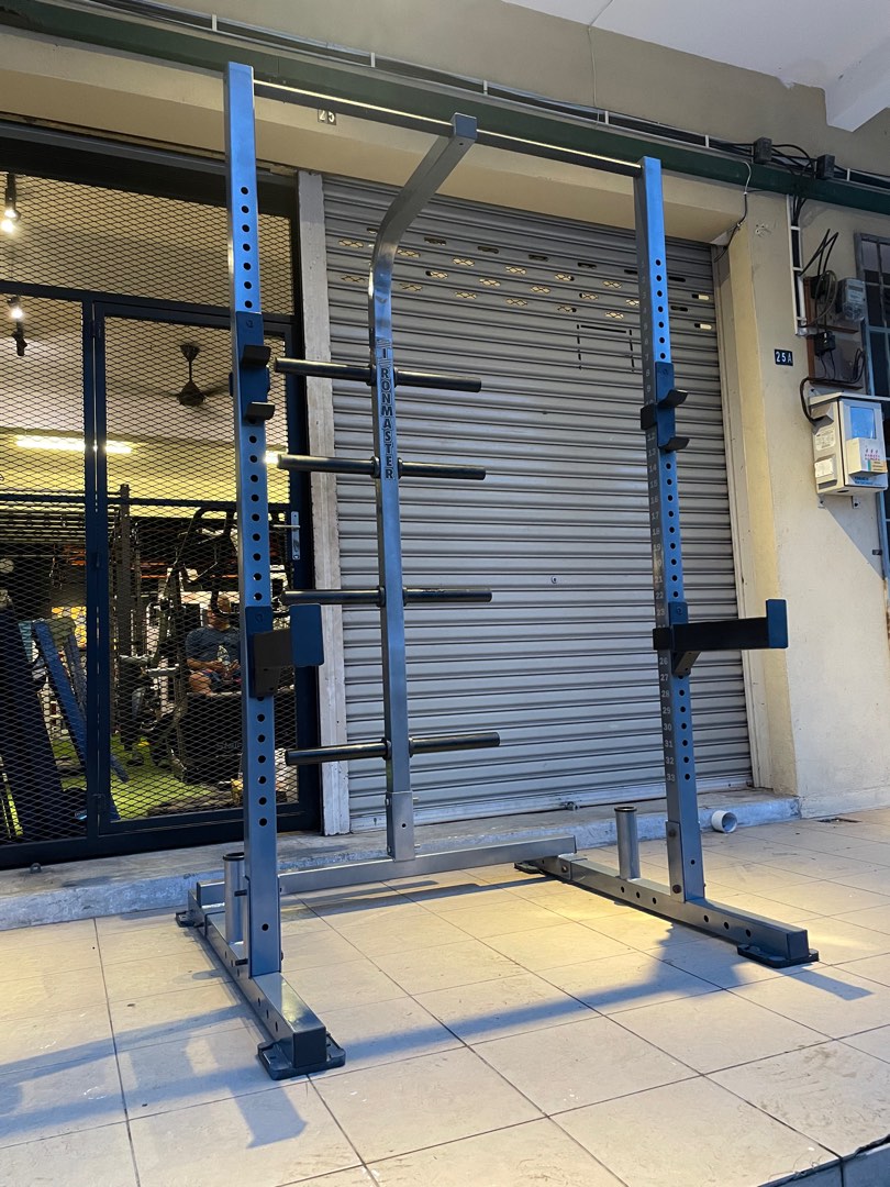 Ironmaster iron master im1500 half squat rack gym free weight ...