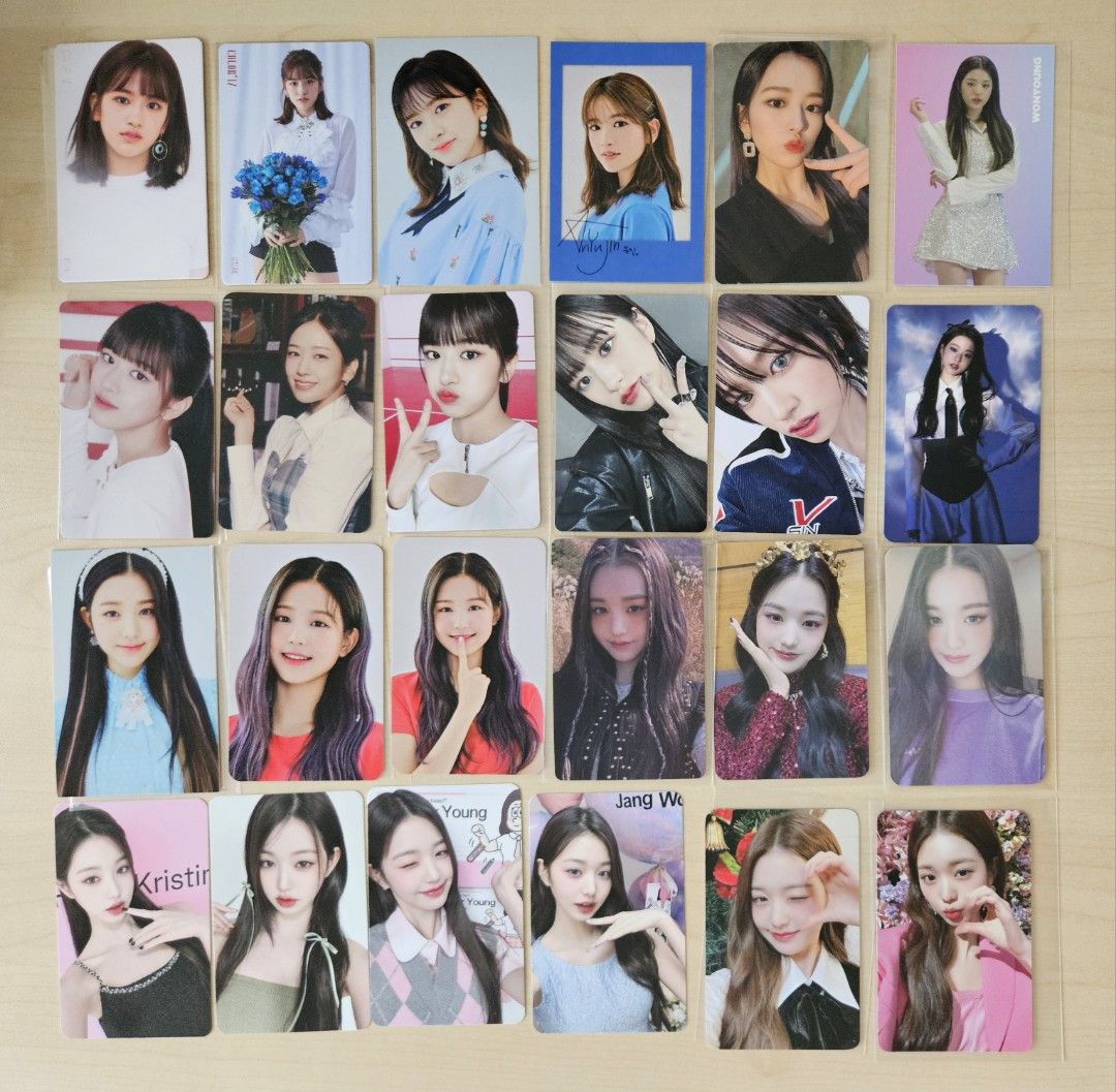 IZ*ONE / IVE Wonyoung & Yujin photocards | coloriz kihno eom pola oneiric theatre one reeler pob ...