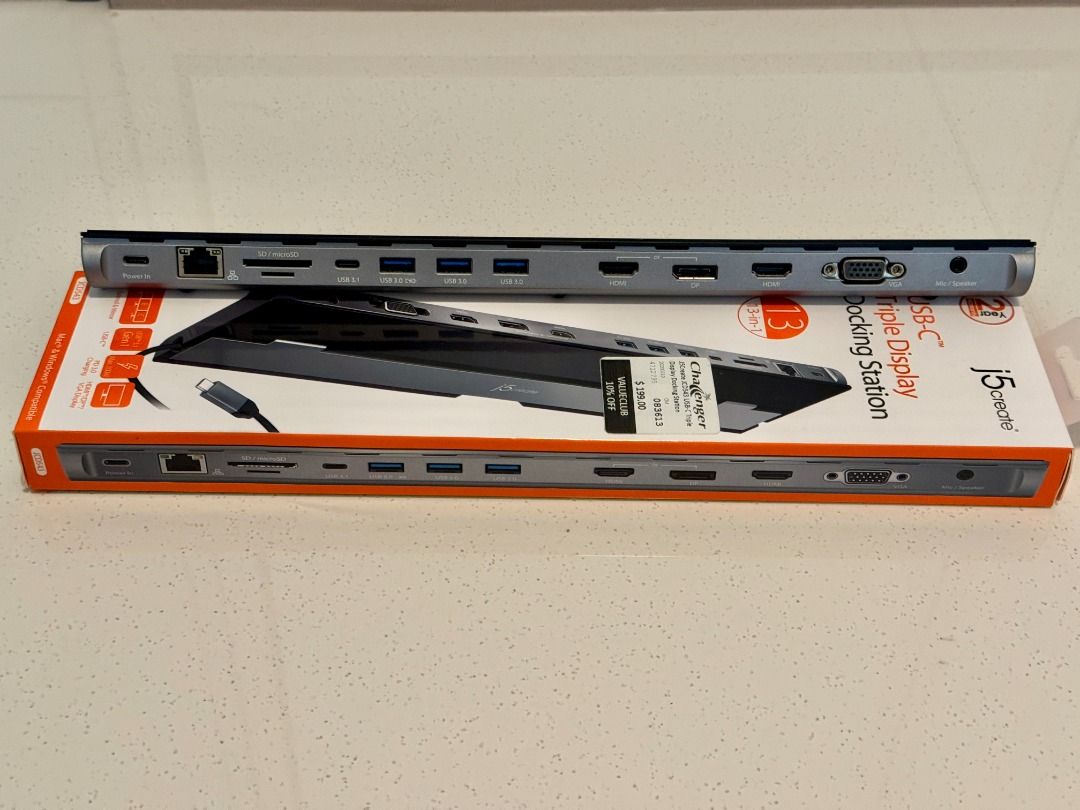 J5 Create Usb C Triple Display Docking Station 13 In 1 Computers And Tech Parts And Accessories