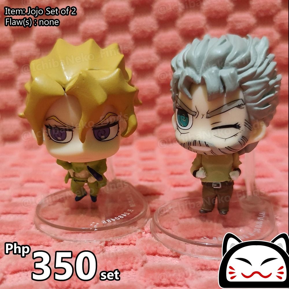 Jojo's Bizarre Adventure Chibi Figures Set of 2 ( Pannacotta Fugo and ...