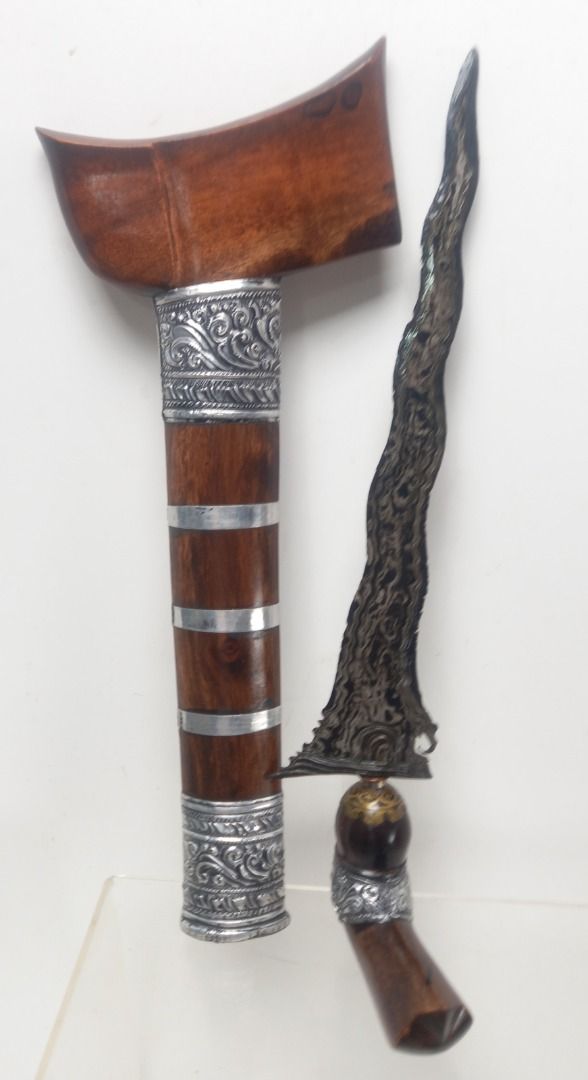 Keris Melayu Riau Luk 9 Dwi Warna Collection Purposes, Hobbies & Toys ...