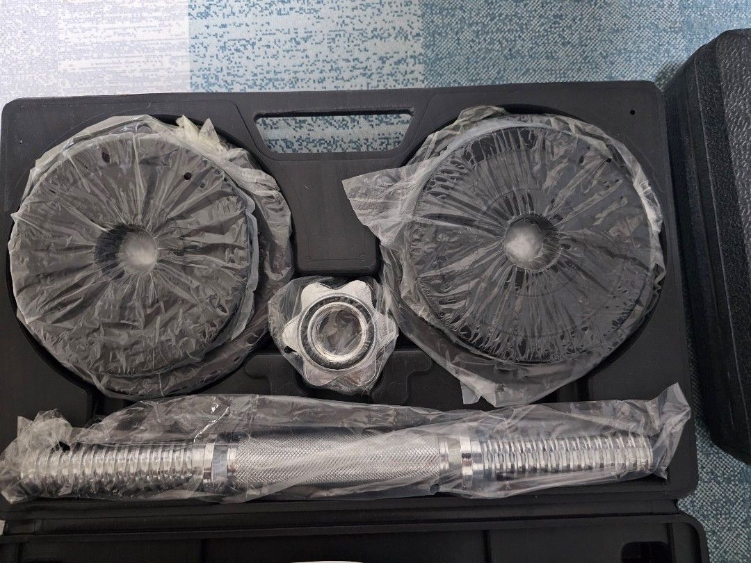 Kettler 10KG Variable Dumbbell Set, Sports Equipment, Exercise ...