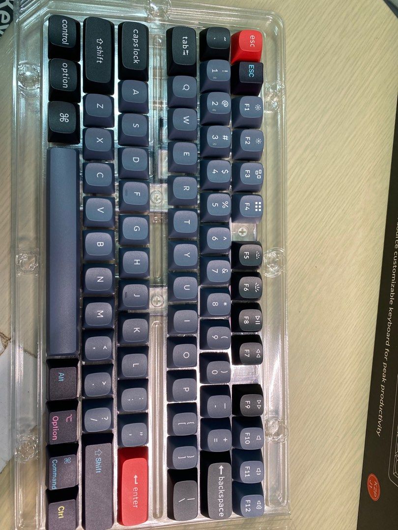 Keychron K2 pro + Dev keycap set, 電腦＆科技, 電腦周邊及配件, 電腦鍵盤及相關產品 - Carousell