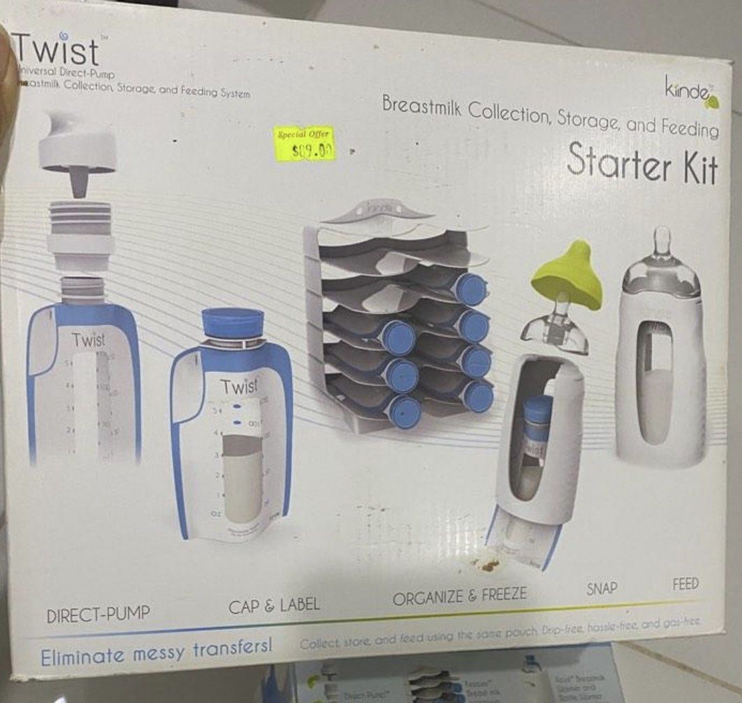 No milk transfer! Kiinde Twist Starter Kit Breastfeeding, Babies & Kids ...