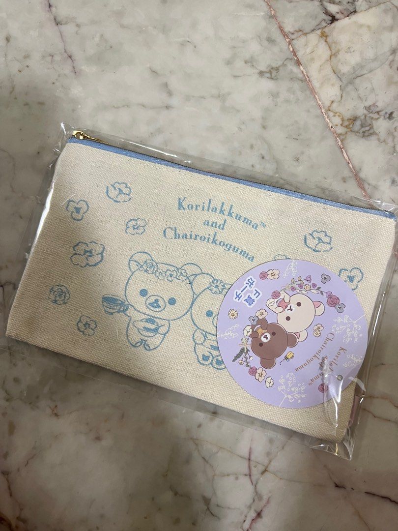 Korilakkuma and Chairoikoguma pouch, Women's Fashion, Bags & Wallets ...