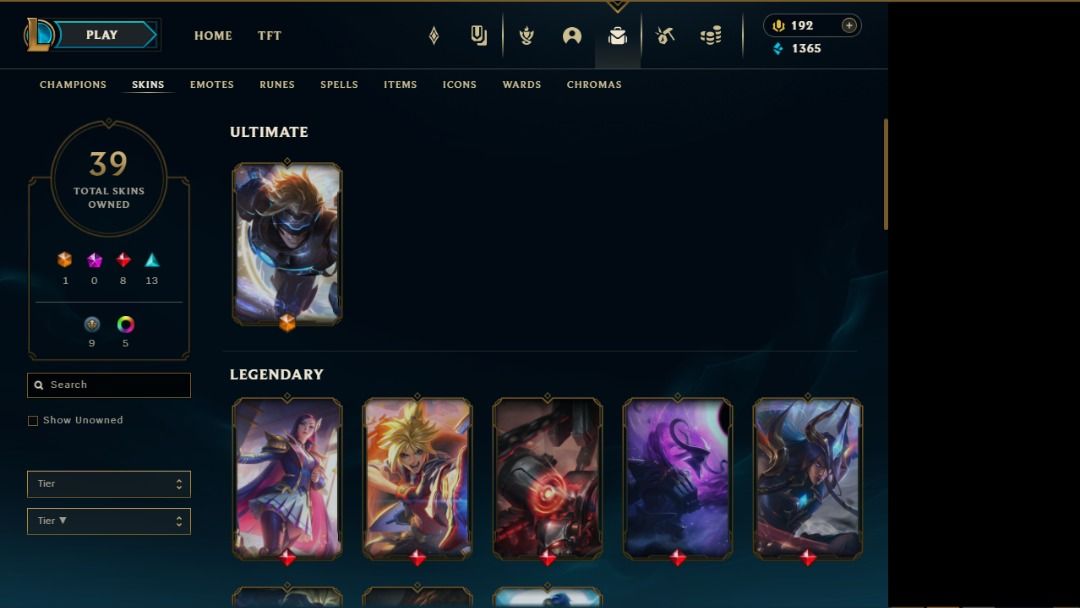 League of legends Masters account. All champions unlocked + some good ...