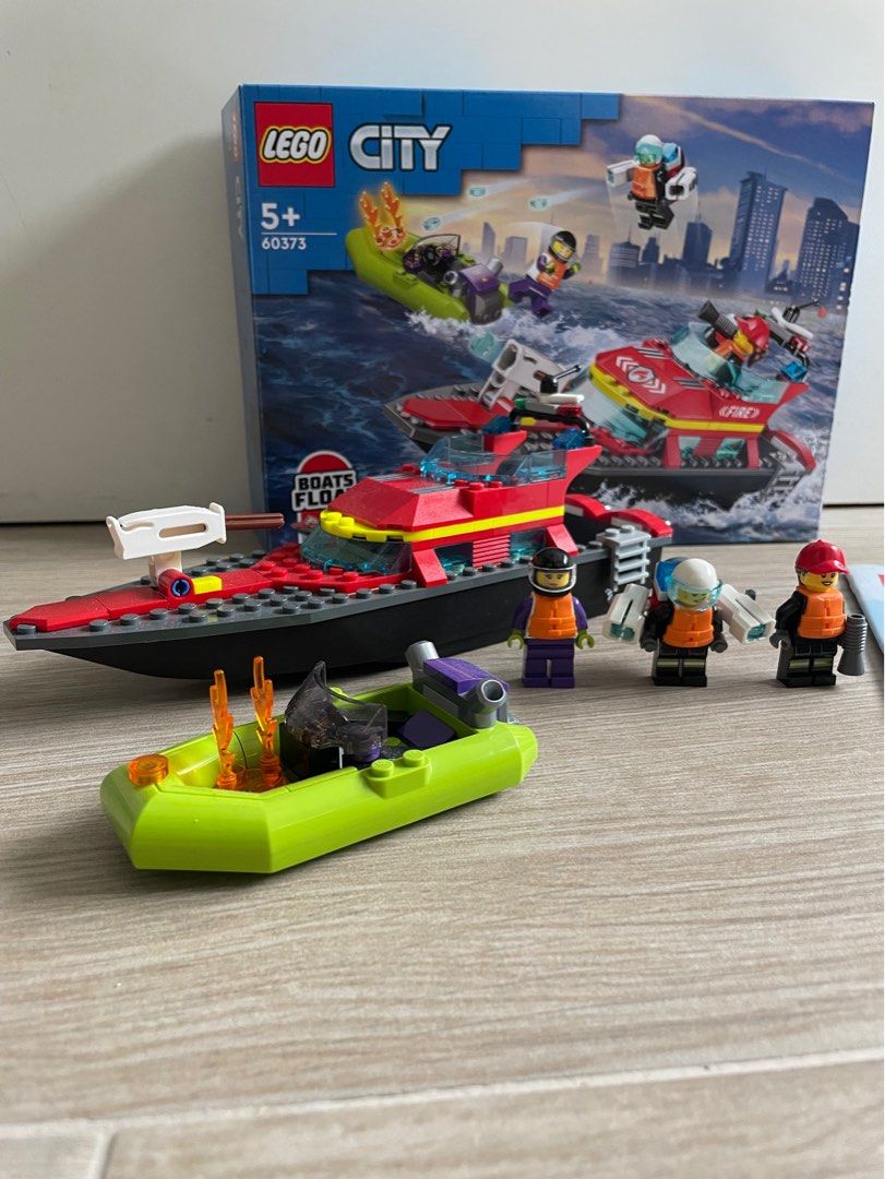 Lego 60373 City Fire Rescue Boat, Hobbies & Toys, Toys & Games on Carousell