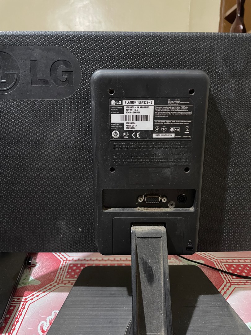 LG Flatron 16EN33S, Computers & Tech, Parts & Accessories, Monitor ...