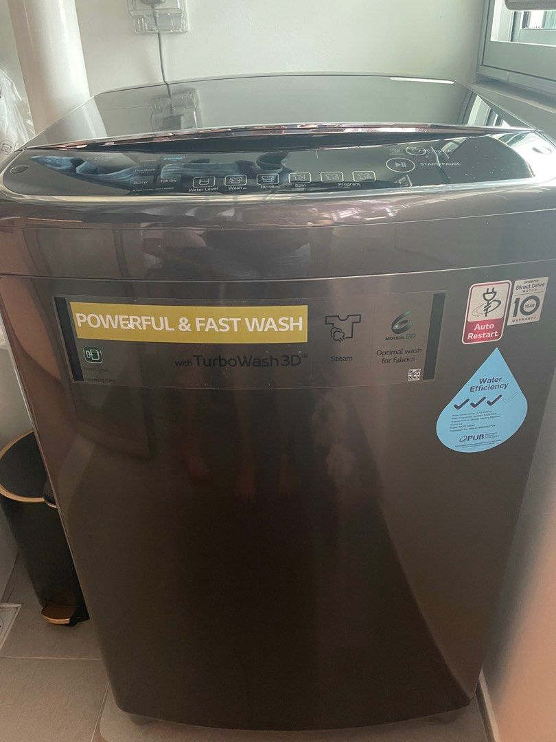 LG Washing Machine Top Load 17Kg, TV & Home Appliances, Washing ...