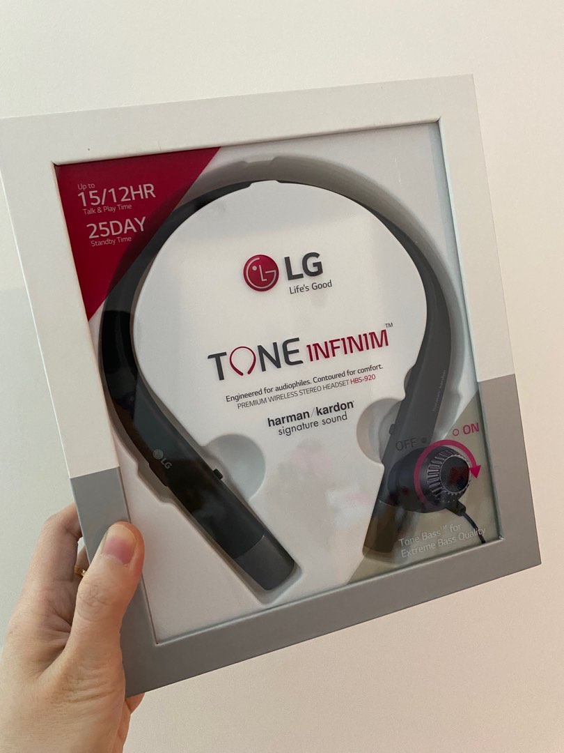LG wireless headset, Audio, Headphones & Headsets on Carousell