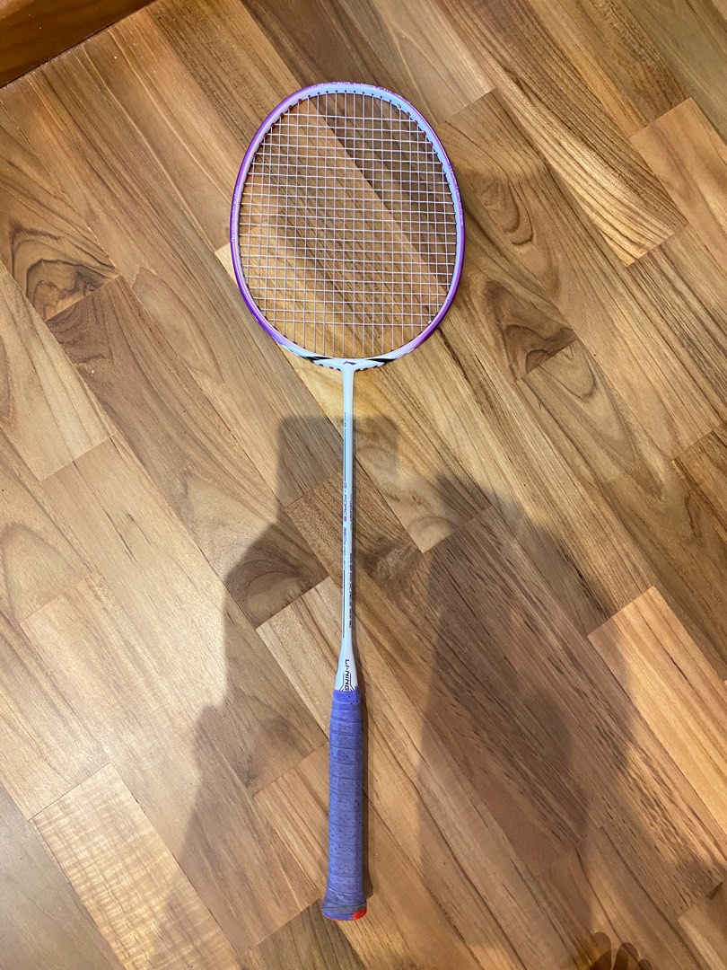 Li Ning Badminton Racket G-Force 360 Purple Super Light, Sports ...