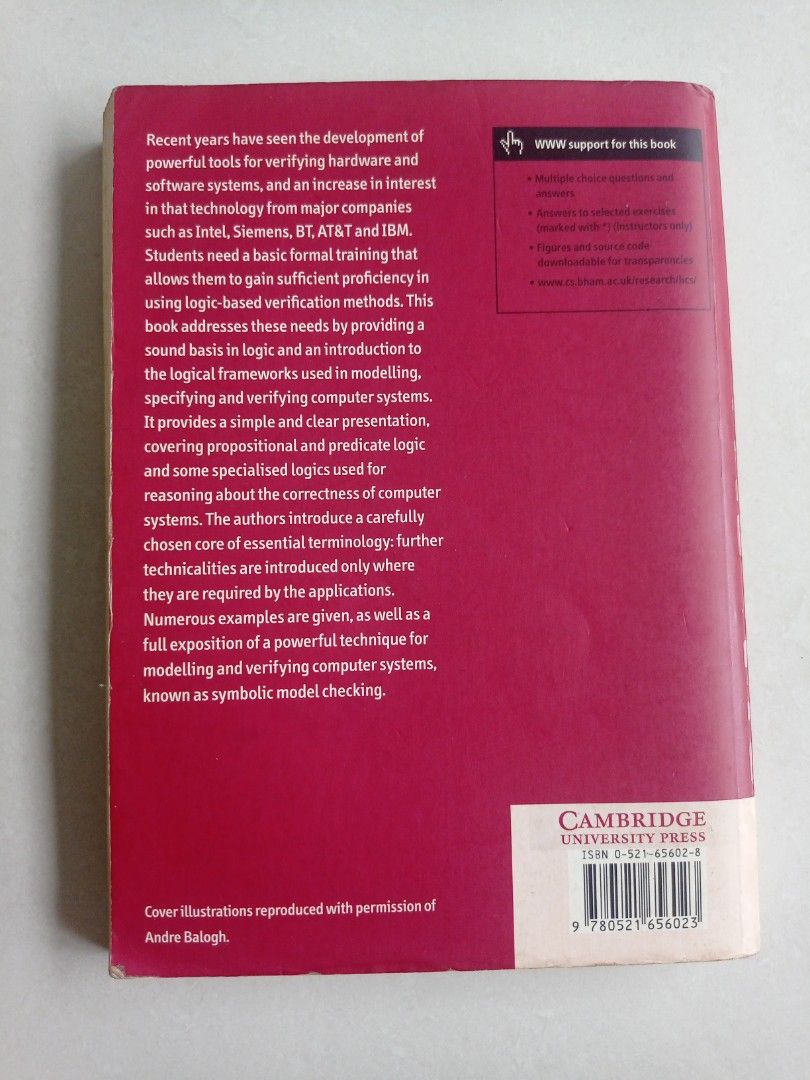 Logic in computer science, Hobbies & Toys, Books & Magazines, Textbooks ...