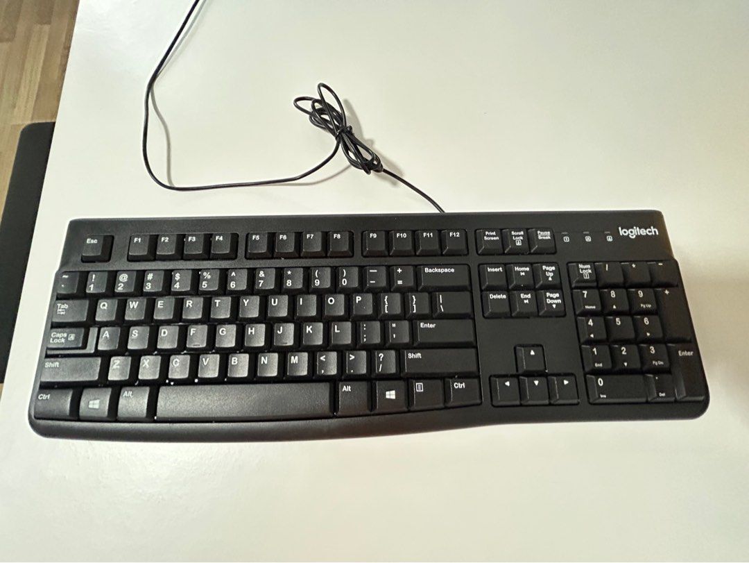 Logitec Wired Keyboard Computers And Tech Parts And Accessories Computer