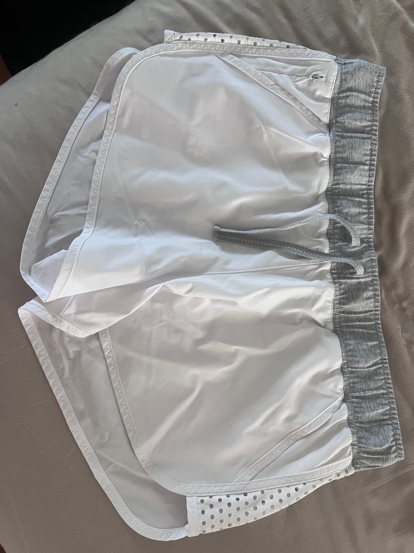 Lorna Jane White running Shorts, Women's Fashion, Activewear on Carousell