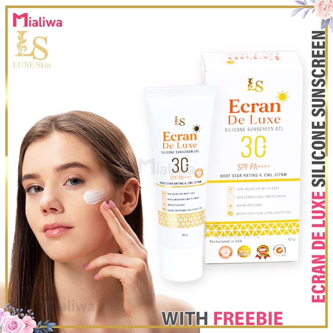 Luxe Skin Ecran De Luxe Silicone Sunscreen Gel SPF30, Broad Spectrum ...