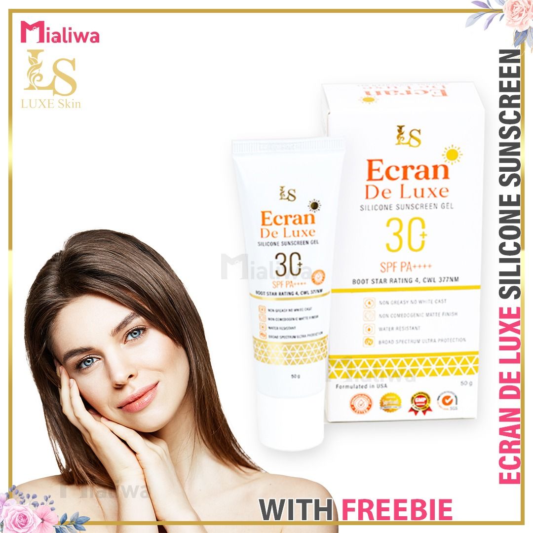 Luxe Skin Ecran De Luxe Silicone Sunscreen Gel SPF30, Broad Spectrum ...