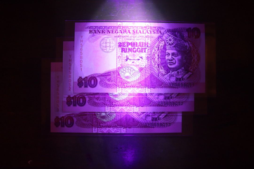 Malaysian UNC x3 Running RM10 Ahmad Don Year 1995 S7 7th Series ...