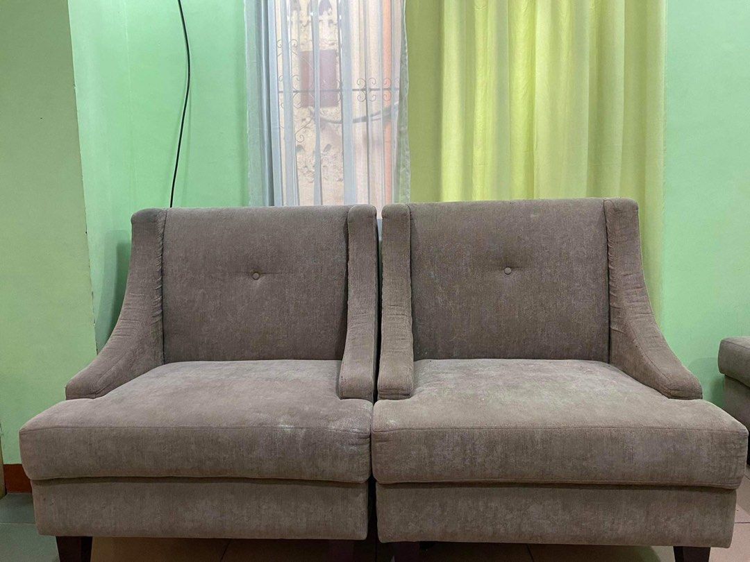 MANDAUE FOAM SOFA SET, Furniture & Home Living, Furniture, Sofas on Carousell
