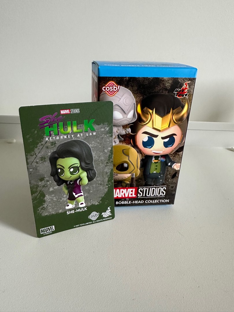 Marvel Cosbi Bobble Head Collection - She-Hulk, Hobbies & Toys, Toys ...