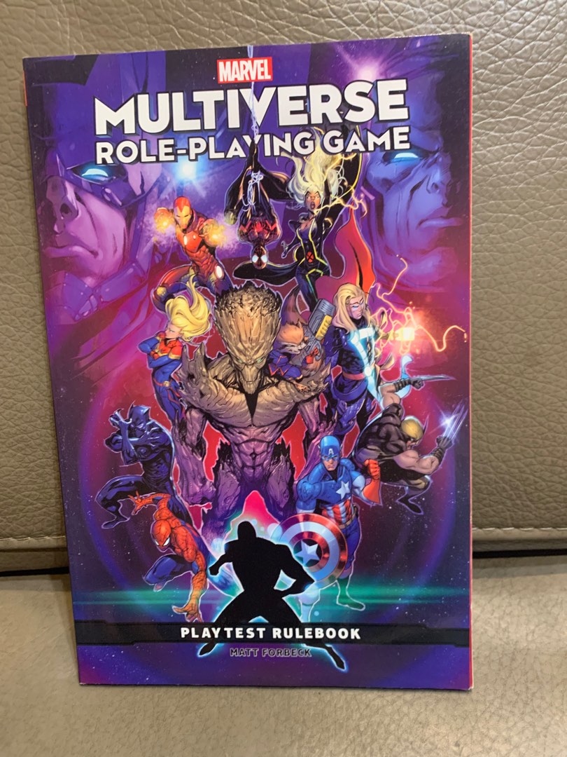 英文故事書Marvel Multiverse Roleplay Game, 興趣及遊戲, 書本 & 文具, 小說 & 故事書 - Carousell