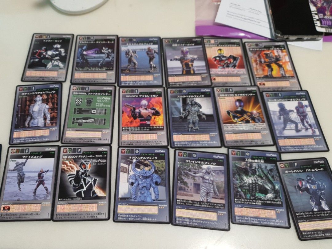 Masked Kamen Rider Cards, Hobbies & Toys, Memorabilia & Collectibles ...