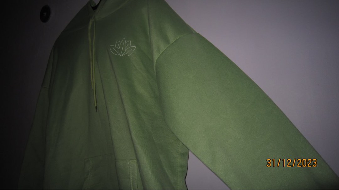 Matcha Green Hoodie, Women's Fashion, Coats, Jackets and Outerwear on ...