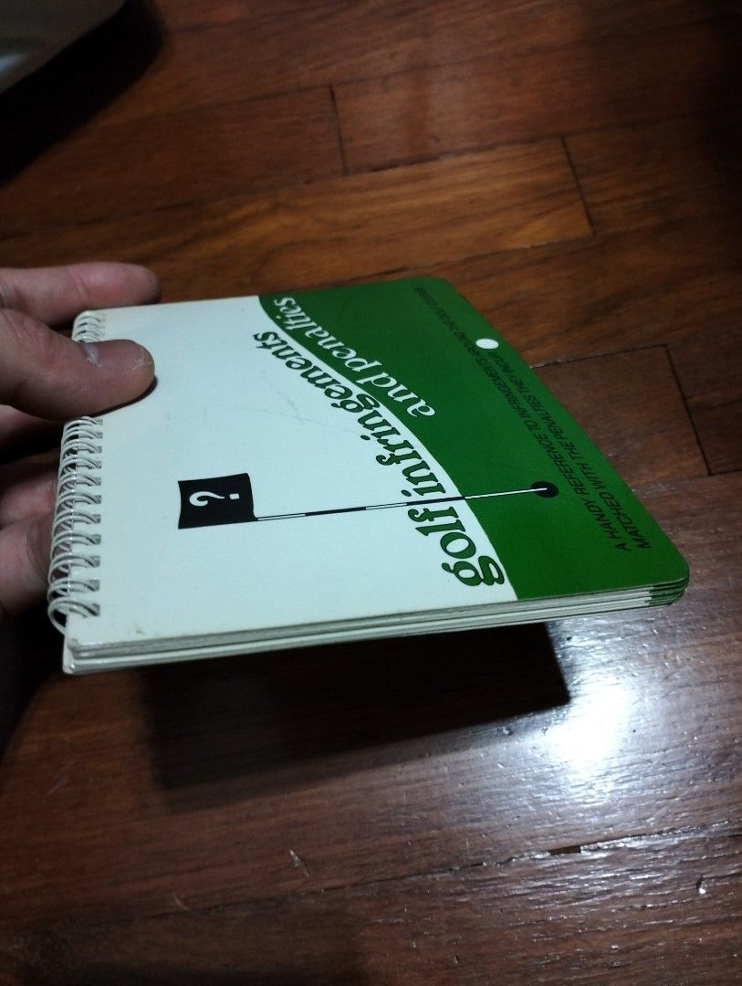 Mini Golf Rule Book (useful to put in bag), Sports Equipment, Sports ...