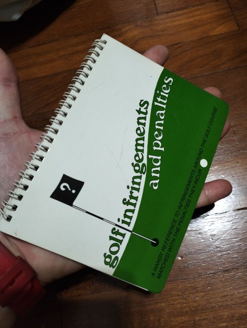Mini Golf Rule Book (useful to put in bag), Sports Equipment, Sports ...