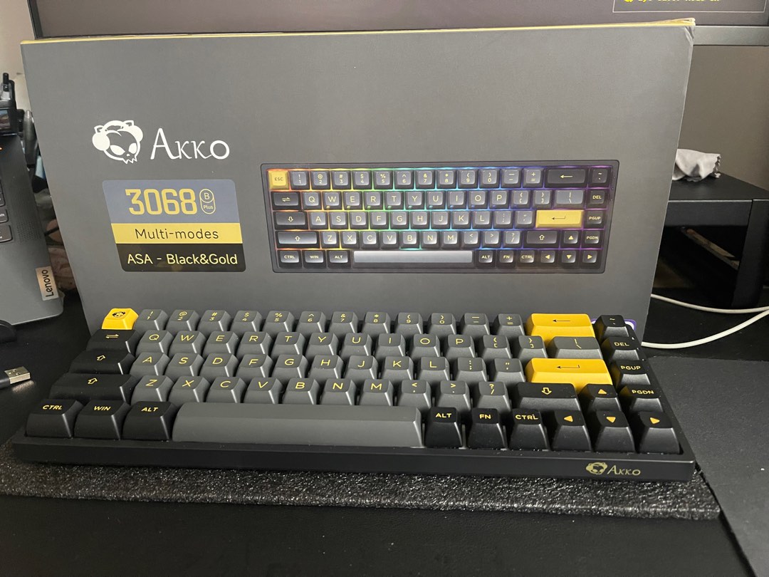 Modded Akko 3068b plus custom mechanical keyboard sale, Computers ...