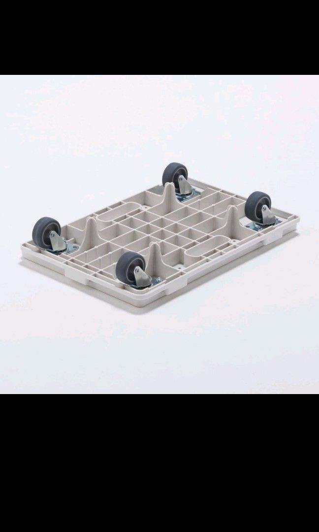 Muji wheeled platform trolley, Furniture & Home Living, Home ...